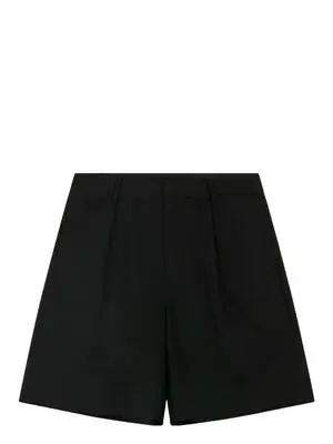 ENTIRE STUDIOS Pleated Tailored Shorts - Black