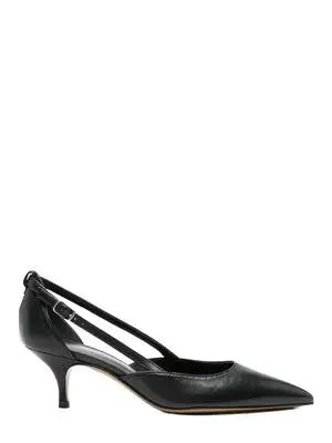 GUGLIELMO ROTTA Armonie Pointed Leather Pumps - Black