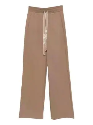 Max Mara Bali Logo-detail Track Pants - Brown