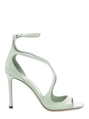 JIMMY CHOO Azia Crossed-straps Sandals - Green