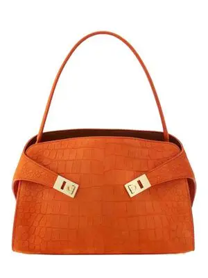 FERRAGAMO Hug Soft Shoulder Bag - Orange