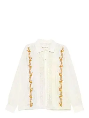 BAZISZT Sefservy Lace Shirt - Neutrals