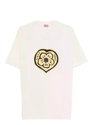 Kenzo Flower Graphic T-shirt - Neutrals