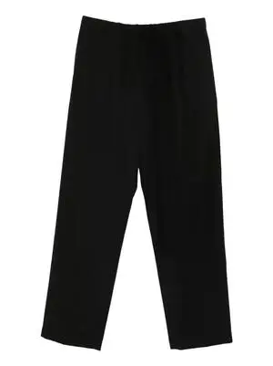 LARDINI Elasticated Trousers - Black
