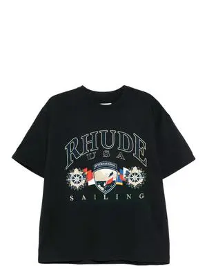 Rhude Graphic T-shirt - Black