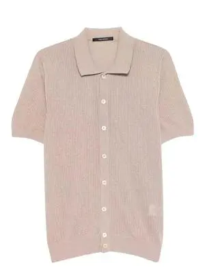 TAGLIATORE Button Ribbed Shirt