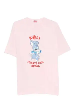 Kenzo Graphic Print T-shirt - Pink