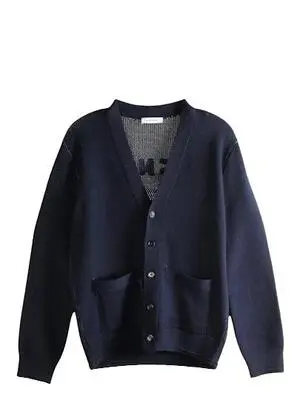 Givenchy V-neck Cardigan - Dark Navy Blue