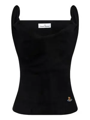 VIVIENNE WESTWOOD Anna Strap Top - Black