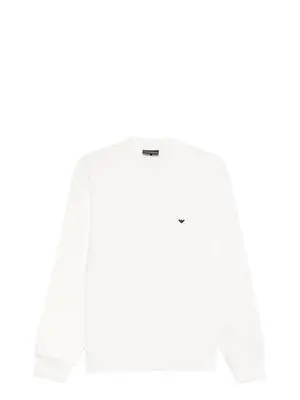 Emporio Armani Logo Detail Sweatshirt - Neutrals