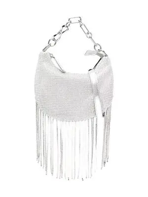 TWINSET Mini Bag With Fringe - Silver