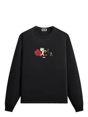 Kith Cupid Rose Long Sleeve Tee Shirt - Black