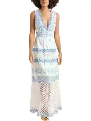 TEMPTATION POSITANO Meringa Maxi Dress