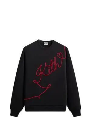 Kith Thread Of Fate Nelson Crewneck Sweatshirt - Black