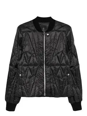 Rick Owens X Moncler Woven Flight Jacket - Black