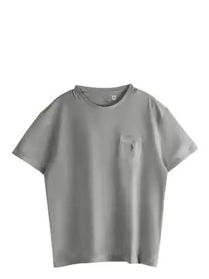 Polo Ralph Lauren Shortsleeve Crewneck Sweat-shirt Pocket T-shirt - Soft Grey