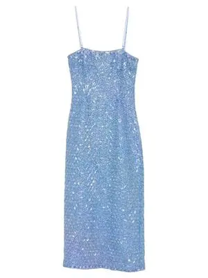 Simkhai Vanessa Embellished Midi Dress - Blue