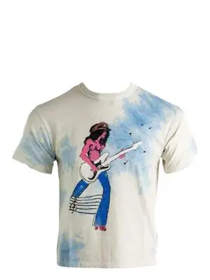 ERL Rocker T-Shirt White/blue