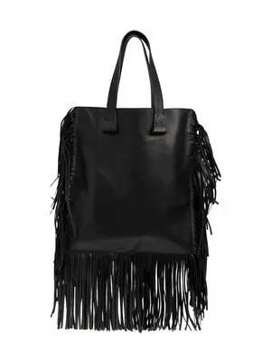 IRO PARIS Fringed Detail Tote Bag - Black