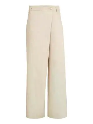 BRUNELLO CUCINELLI Palazzo Pants With Monili Detail
