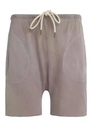THE GREAT. Drawstring Cotton Shorts