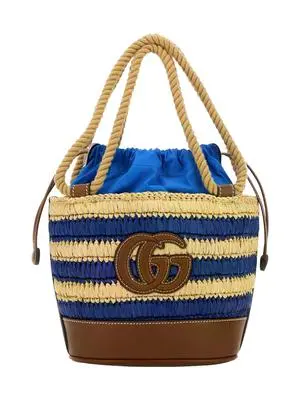 GUCCI Mini Striped Bucket Bag