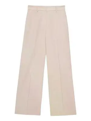 MSGM Wide-leg Trousers - Neutrals