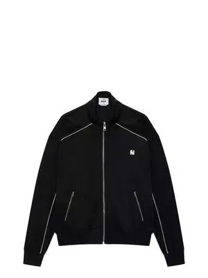 MSGM Zip-up Sweatshirt - Black