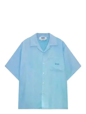 MSGM Pocket Short-sleeve Shirt - Blue