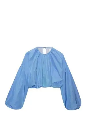 MSGM Crew-neck Blouse - Blue