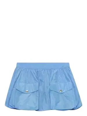 MSGM Flap-pocket Mini Skirt - Blue