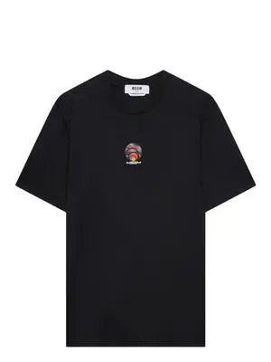 MSGM Graphic T-shirt - Black
