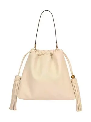 Etro Kalispera Leather Shoulder Bag - Neutrals