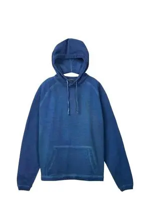 Camper Drawstring Hooded Hoodie - Blue