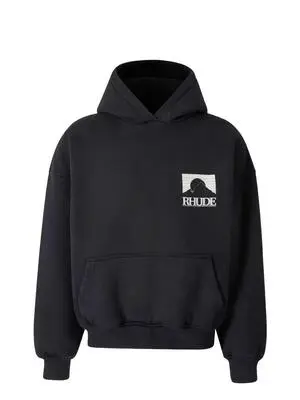 Rhude Graphic-print Hoodie - Black