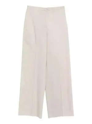 Agnona Zip-fastening Pocket Trousers - Neutrals