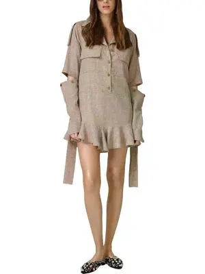 PNK Plaid Mini Dress