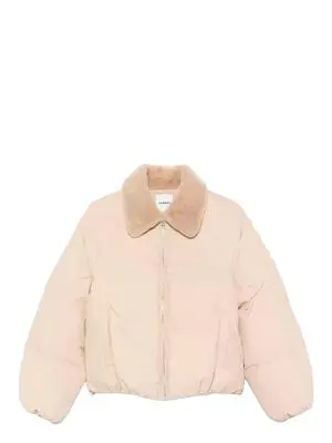 Sandro Zip-up Puffer Jacket - Neutrals
