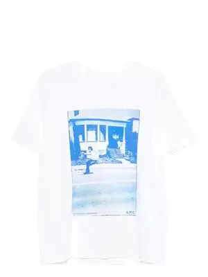 A.p.c. California Graphic T-shirt - White