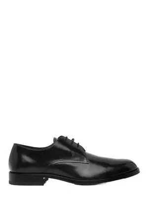 TOD'S Leather Derby Shoes - Black