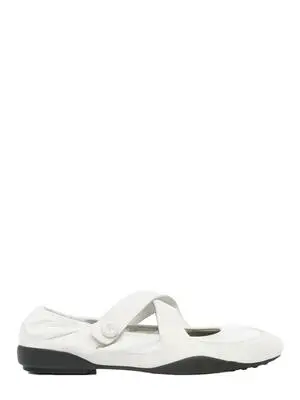 Tory Burch Romy Ballet Flats - White