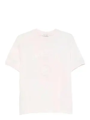 ANINE BING Jaylin Crew-neck T-shirt - Pink