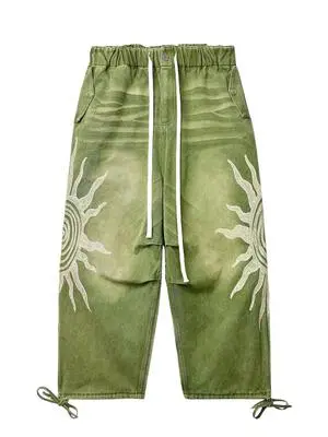 VALE FOREVER Sun-track Pants - Green