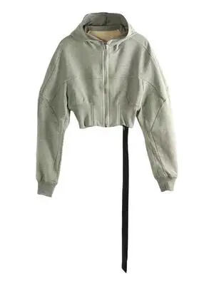 Rick Owens Collage Gimp Zip Hoodie - Grey