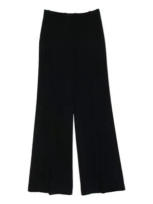 Ermanno Scervino Belt-loop Palazzo Pants - Black
