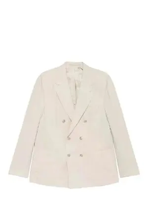 Eleventy Double-breasted Blazer - Neutrals