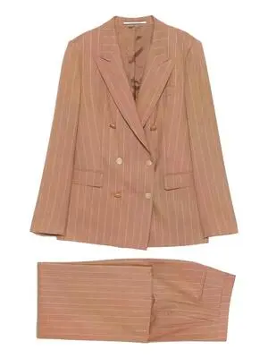 Tagliatore Pinstripe Double-breasted Suit - Neutrals