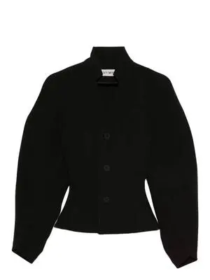 Issey Miyake Buttoned Jacket - Black