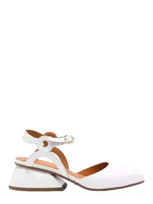 Chie Mihara Darbling Ankle-Strap Sandals White