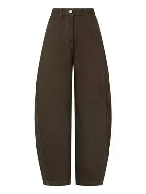 STUDIO TOMBOY Curved-leg Jeans - Brown